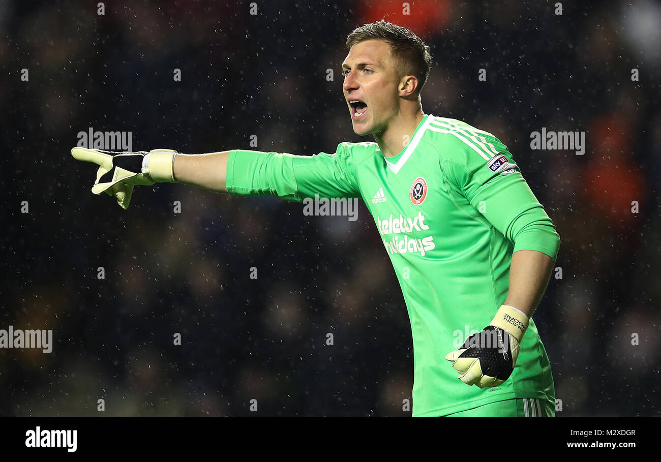 Sheffield United goalkeeper Simon Moore Stock Photo - Alamy