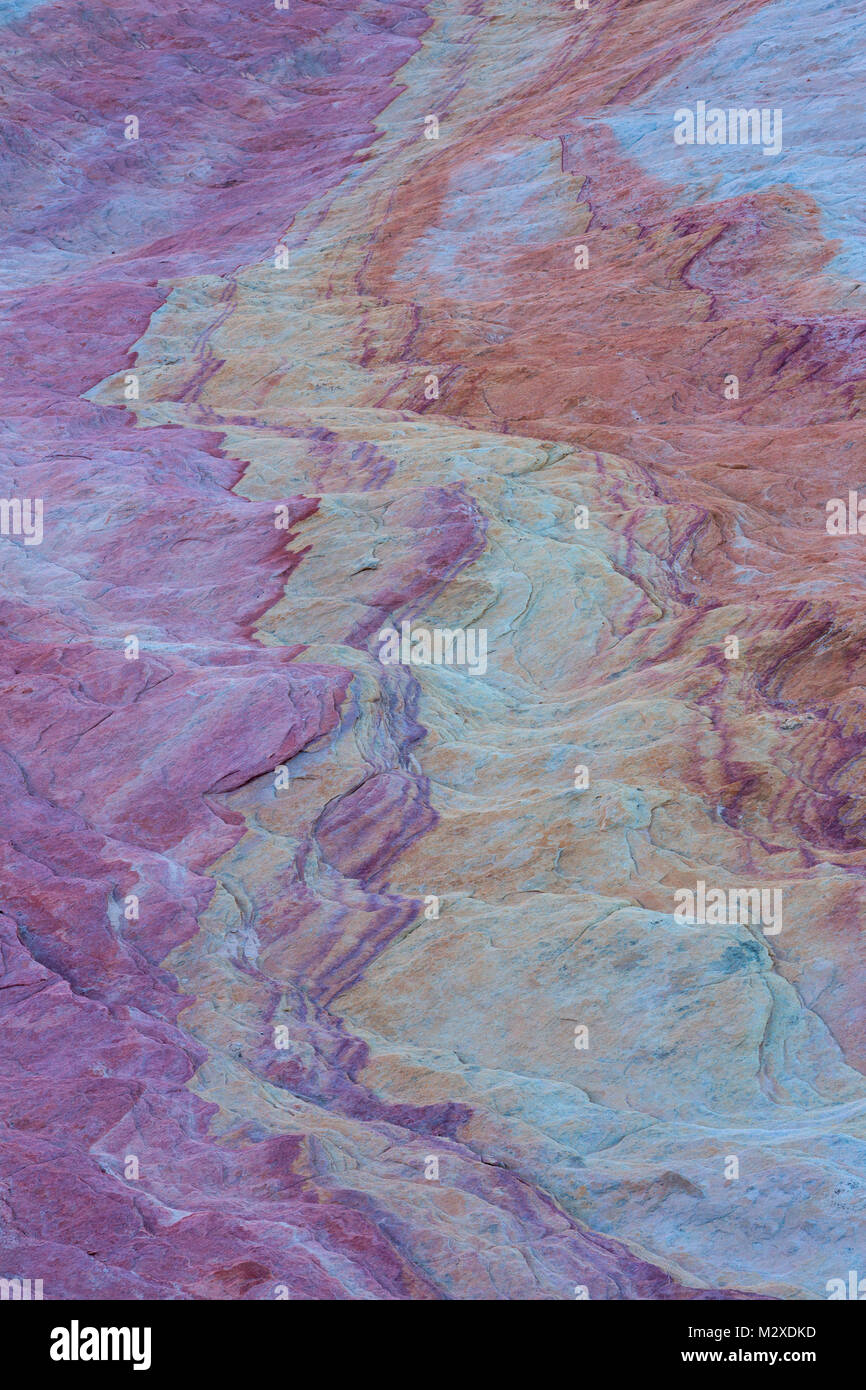 Colorful stone in Valley of Fire State Park, Nevada. USA Stock Photo ...