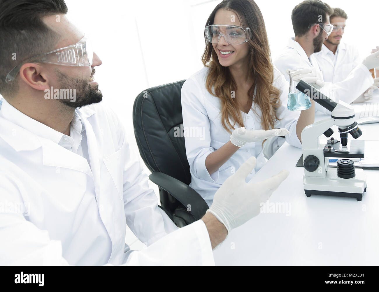 laboratory staff in the workplace Stock Photo - Alamy