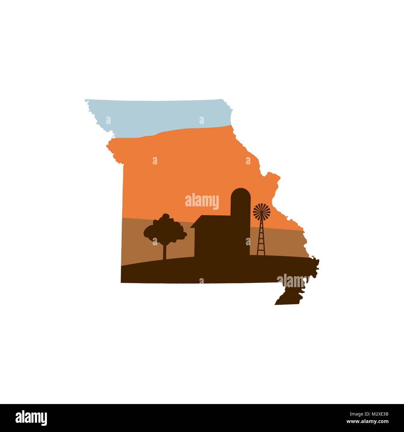 Missouri state tree Stock Vector Images - Alamy