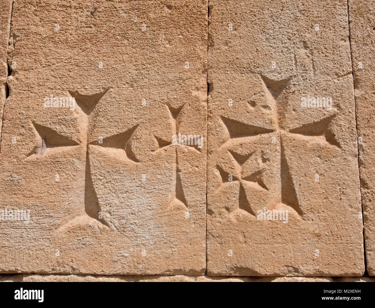 Noravank Monastery in southern Armenia, bas-relief crosses on the ...