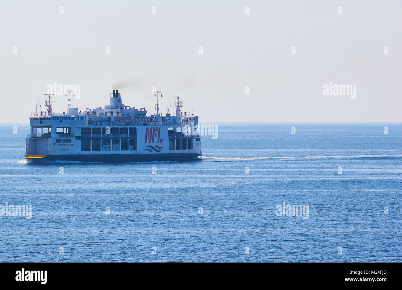 Northumberland Ferries MV Holiday Island a roll-on/roll-off ferry ...