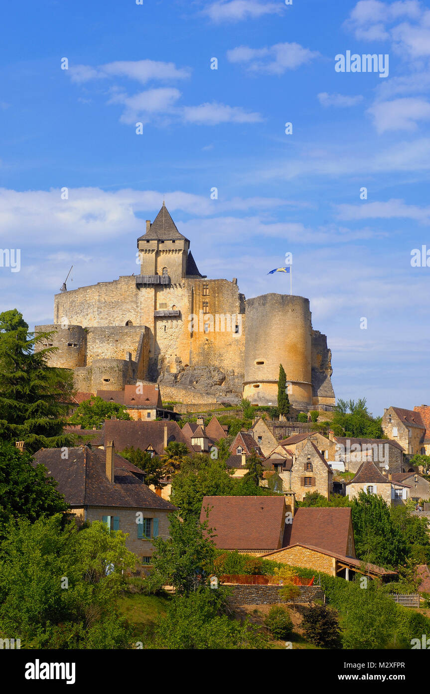 Castelnaud, Castle, Castelnaud la Chapelle, Perigord, Dordogne valley ...
