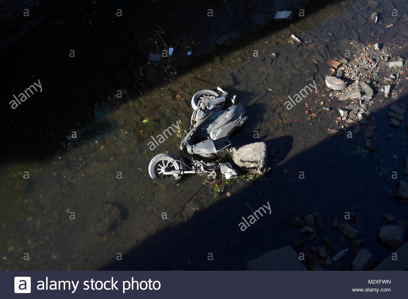 Moped Scrap High Resolution Stock Photography and Images - Alamy