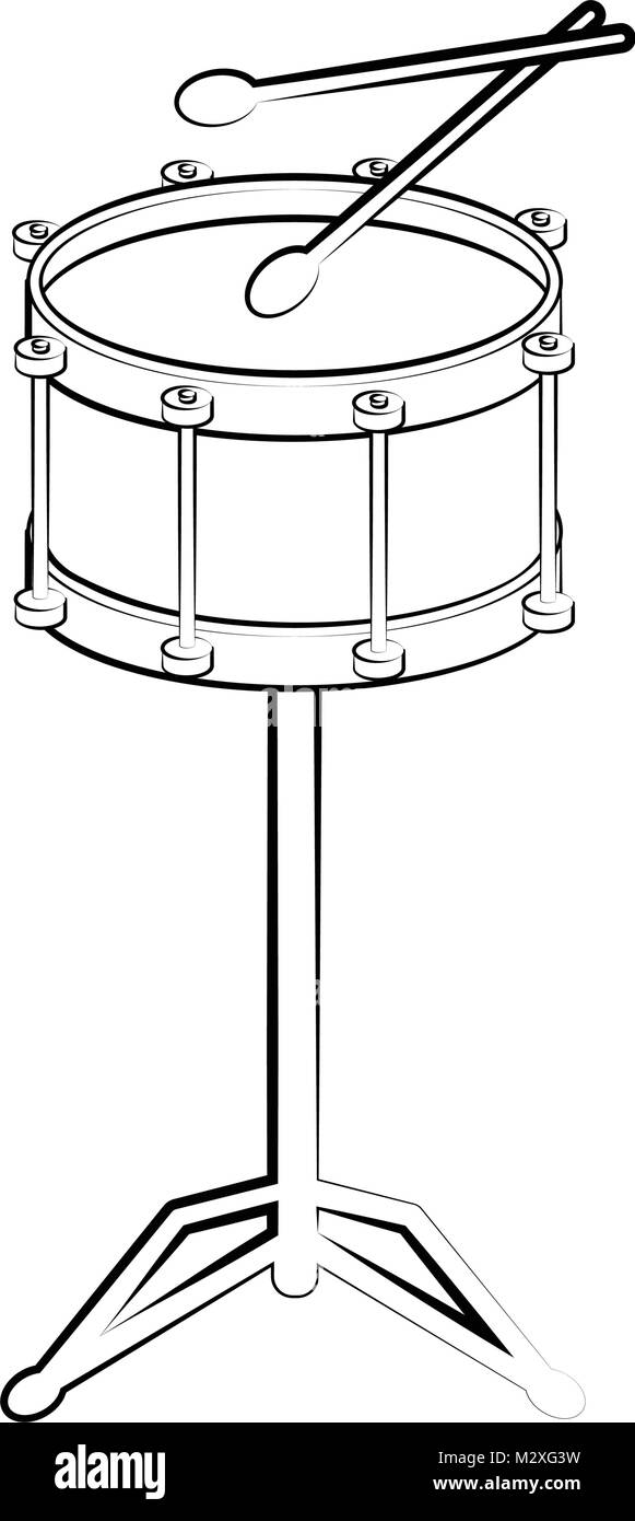 Border drum Stock Vector Images - Alamy