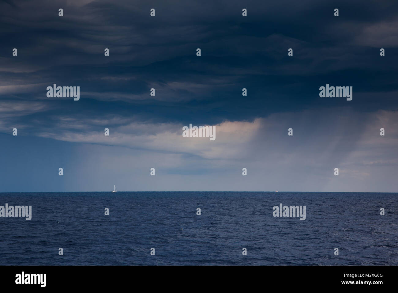 Arcipelago Toscano National Park, Tuscany, Italy - the sea with storm ...