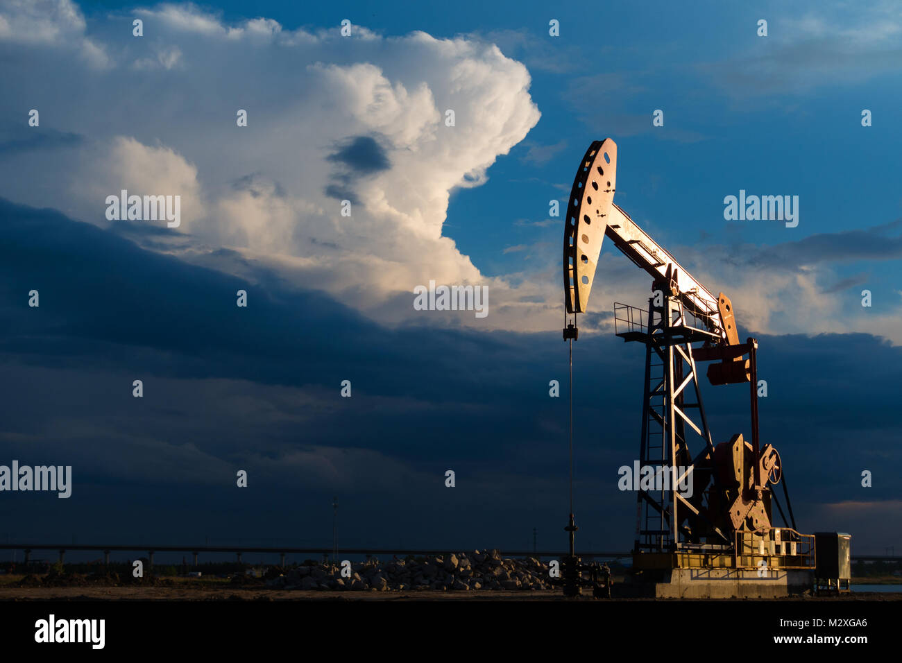 Daqing oil field of Heilongjiang Province Stock Photo - Alamy