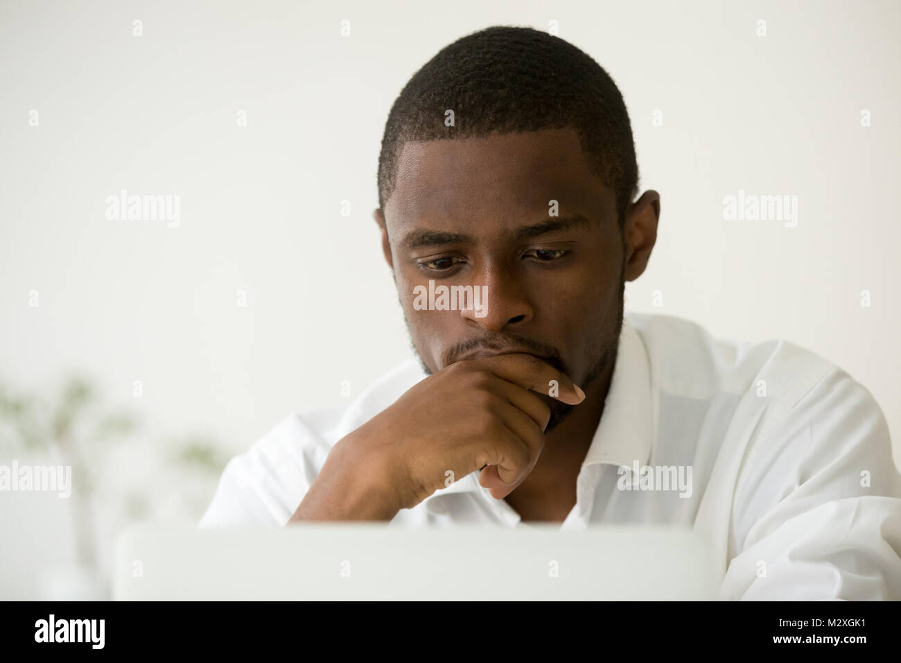 Person Thinking Hard