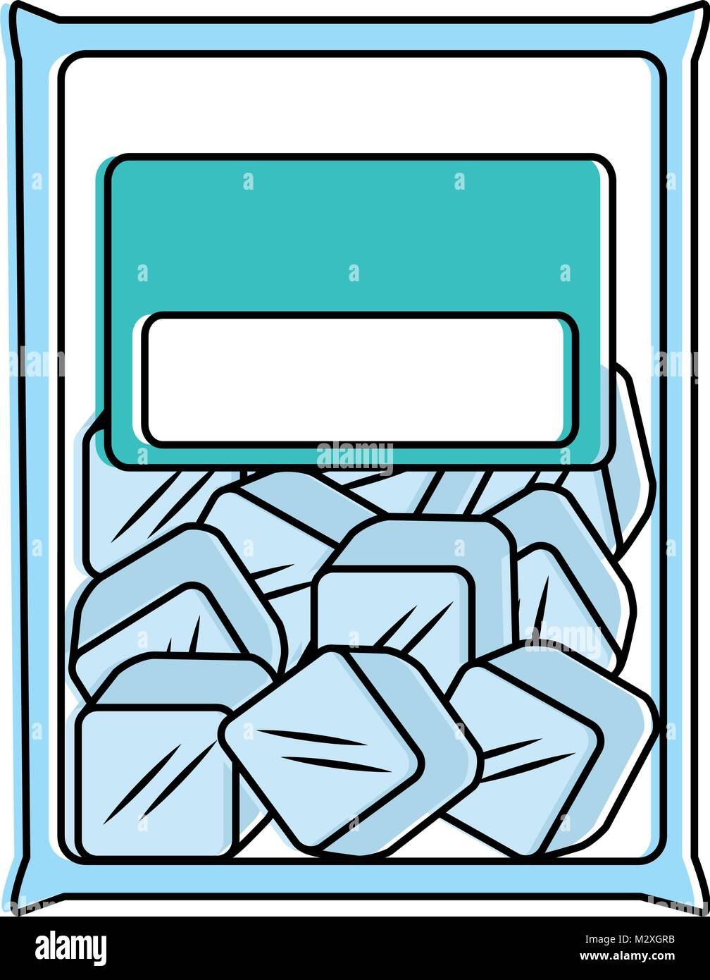 Plastic bag ice cubes hi-res stock photography and images - Alamy