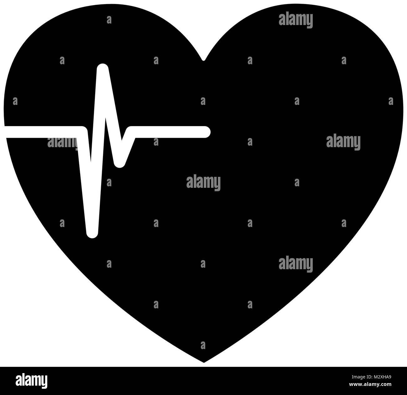 heart cardio isolated icon Stock Vector Image & Art - Alamy