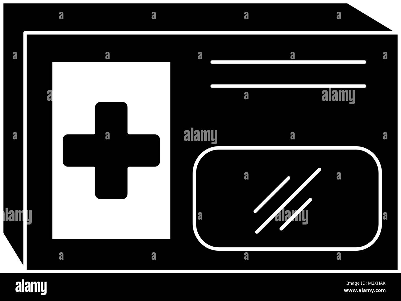 medical box isolated icon Stock Vector Image & Art - Alamy