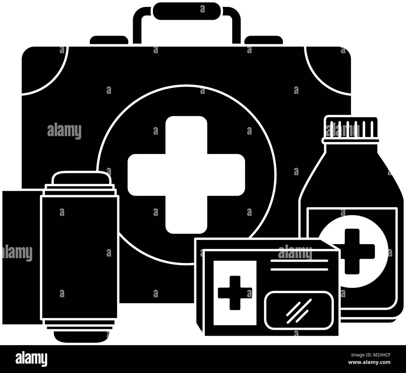 Medical equipment drugs Black and White Stock Photos & Images - Alamy