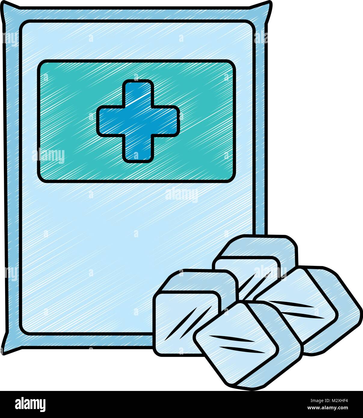 Bag Of Ice Cubes Clip Art