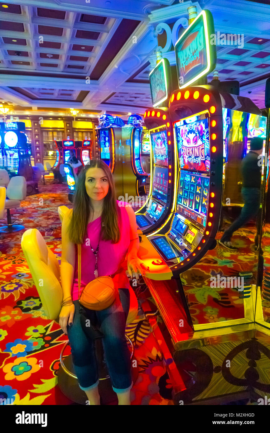 Las Vegas, United States of America - May 06, 2016: The young woman ...