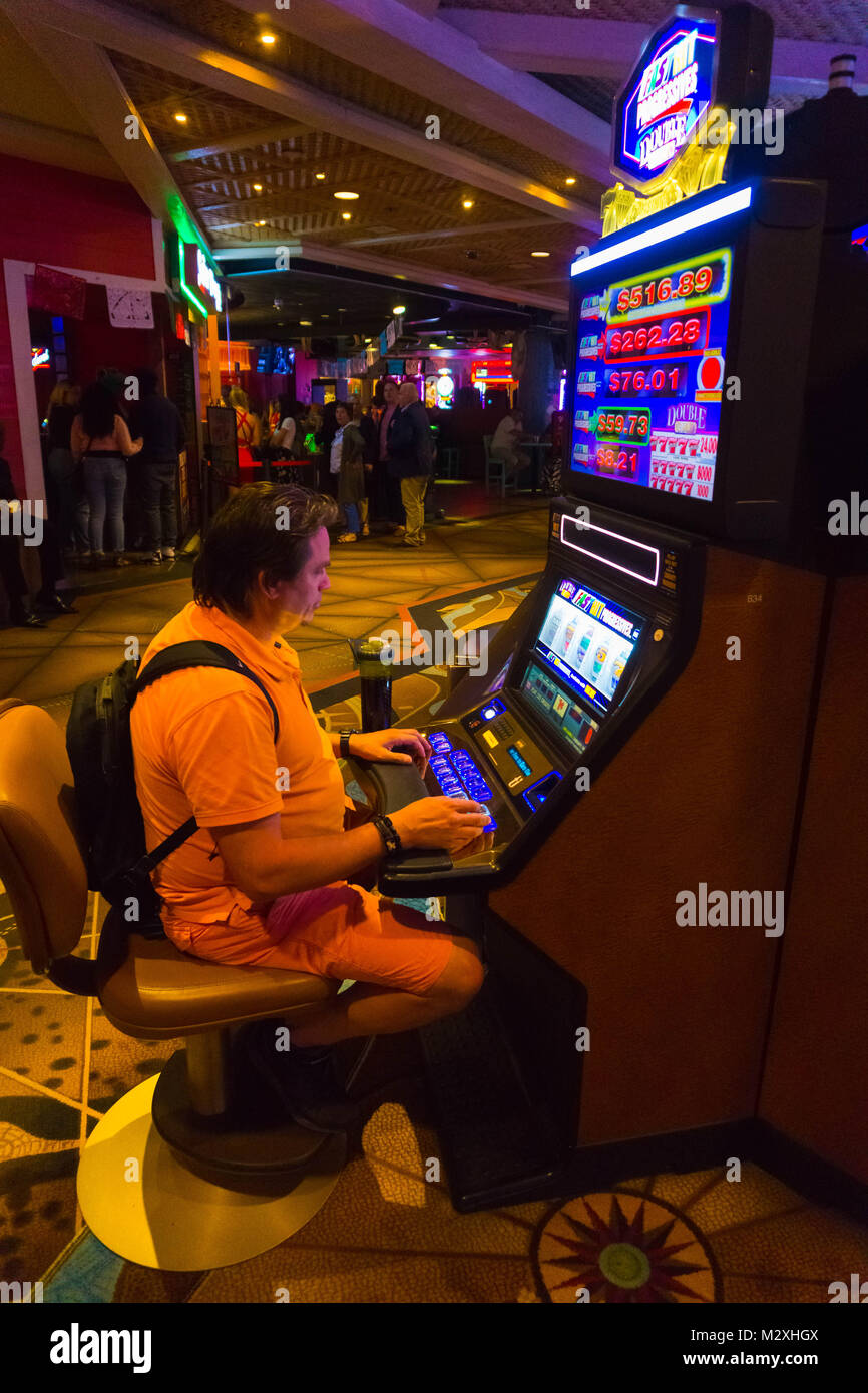 Las Vegas, United States of America - May 7, 2016: The table for card ...