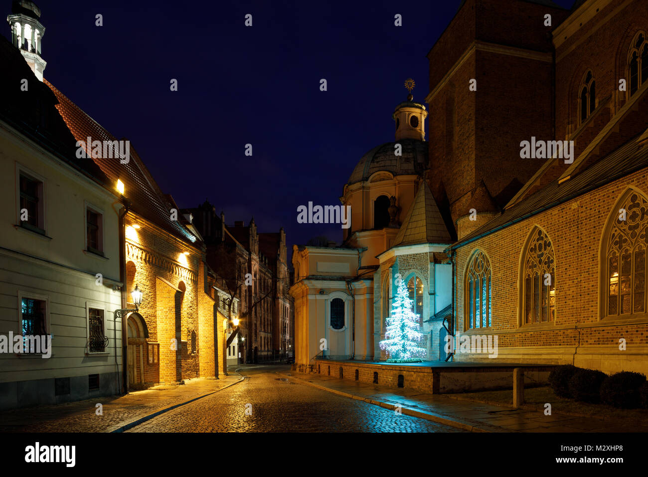 Wrocław Cathedral. Ostrów Tumski (Cathedral Island Stock Photo - Alamy
