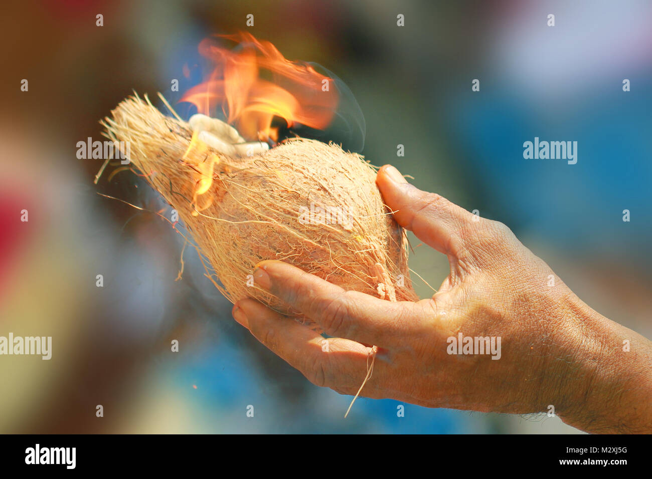Indian bride performing traditional ritual hi-res stock photography and ...