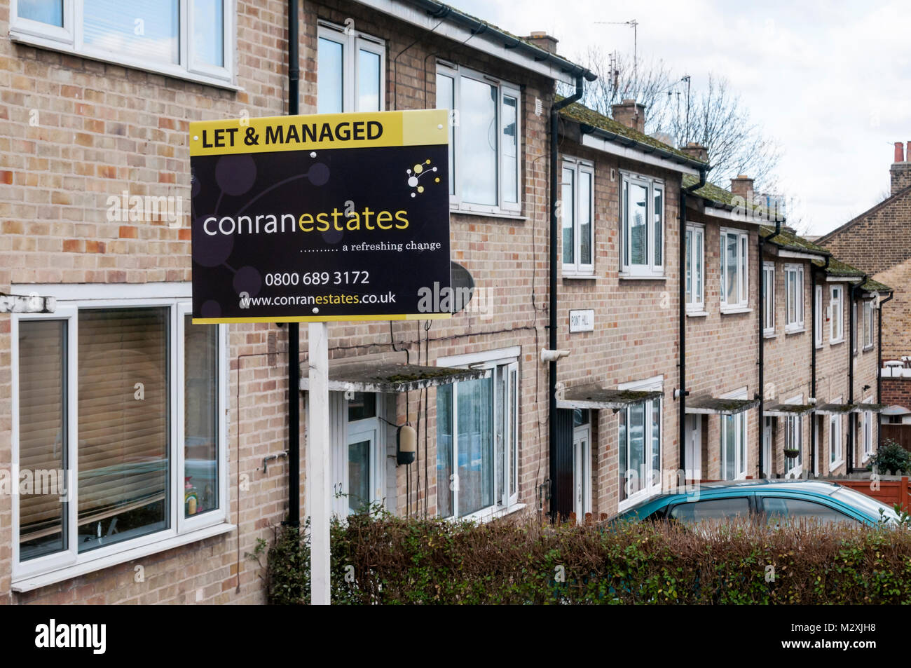 Let & Managed sign on private rental property at market rent in terrace ...
