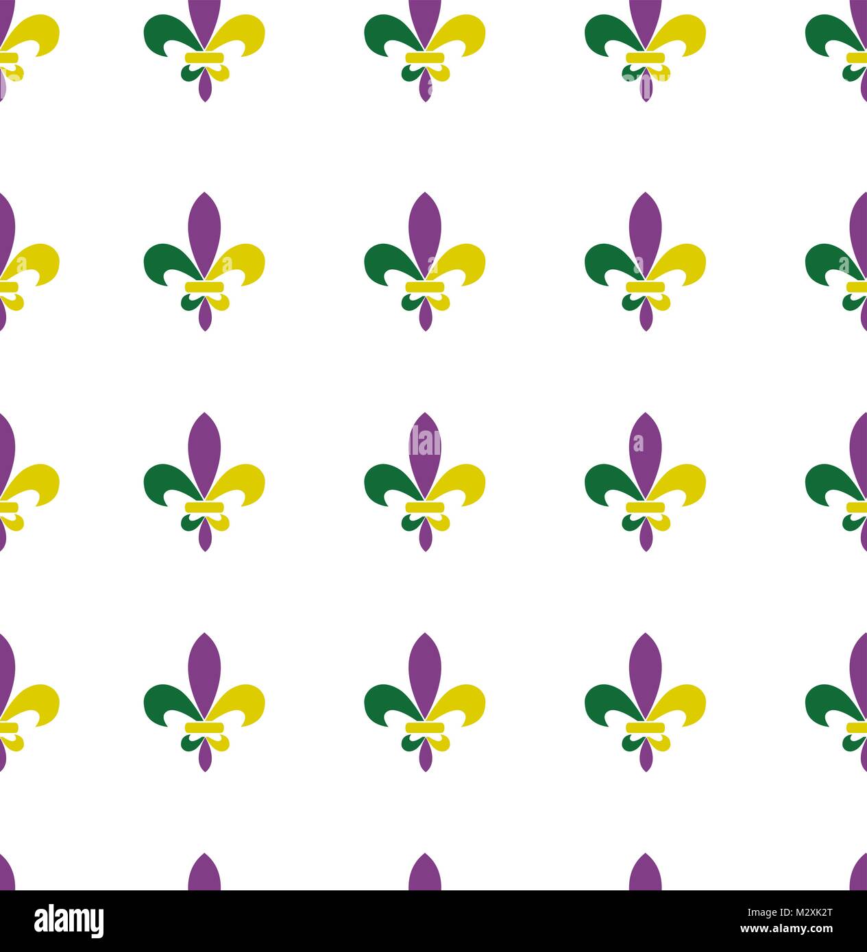 vector illustration of seamless fleur de lis mardi gras pattern Stock Vector Image & Art - Alamy