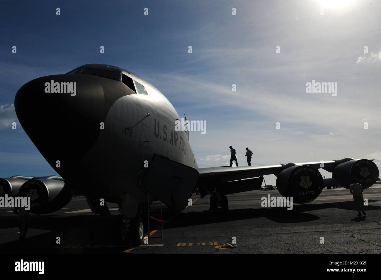 Airmen from the 154th Wing, Hawaii Air National Guard, perform routine ...