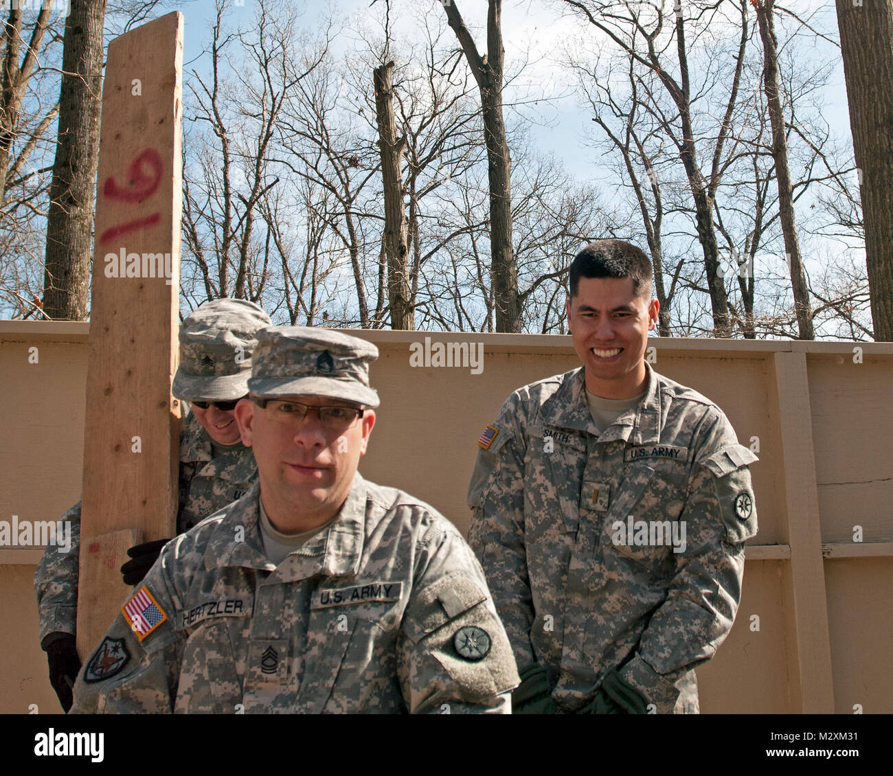 Sgt. Chris Lewis, Master Sgt. Neil Hertzler and 2nd Lt. Sydney Smith ...