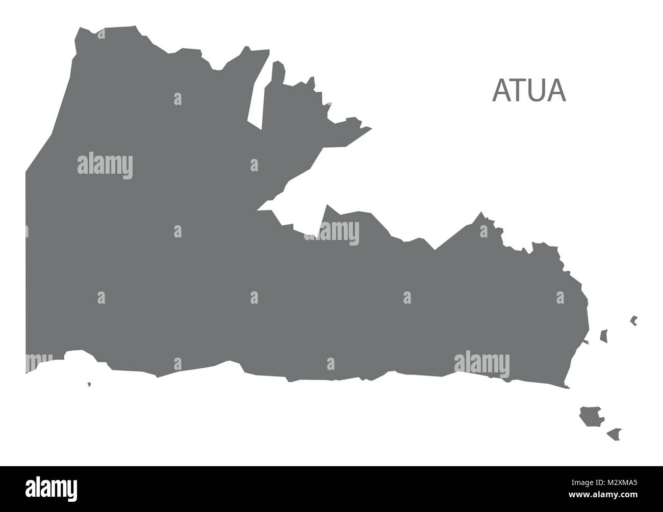 Samoa with districts hi-res stock photography and images - Alamy