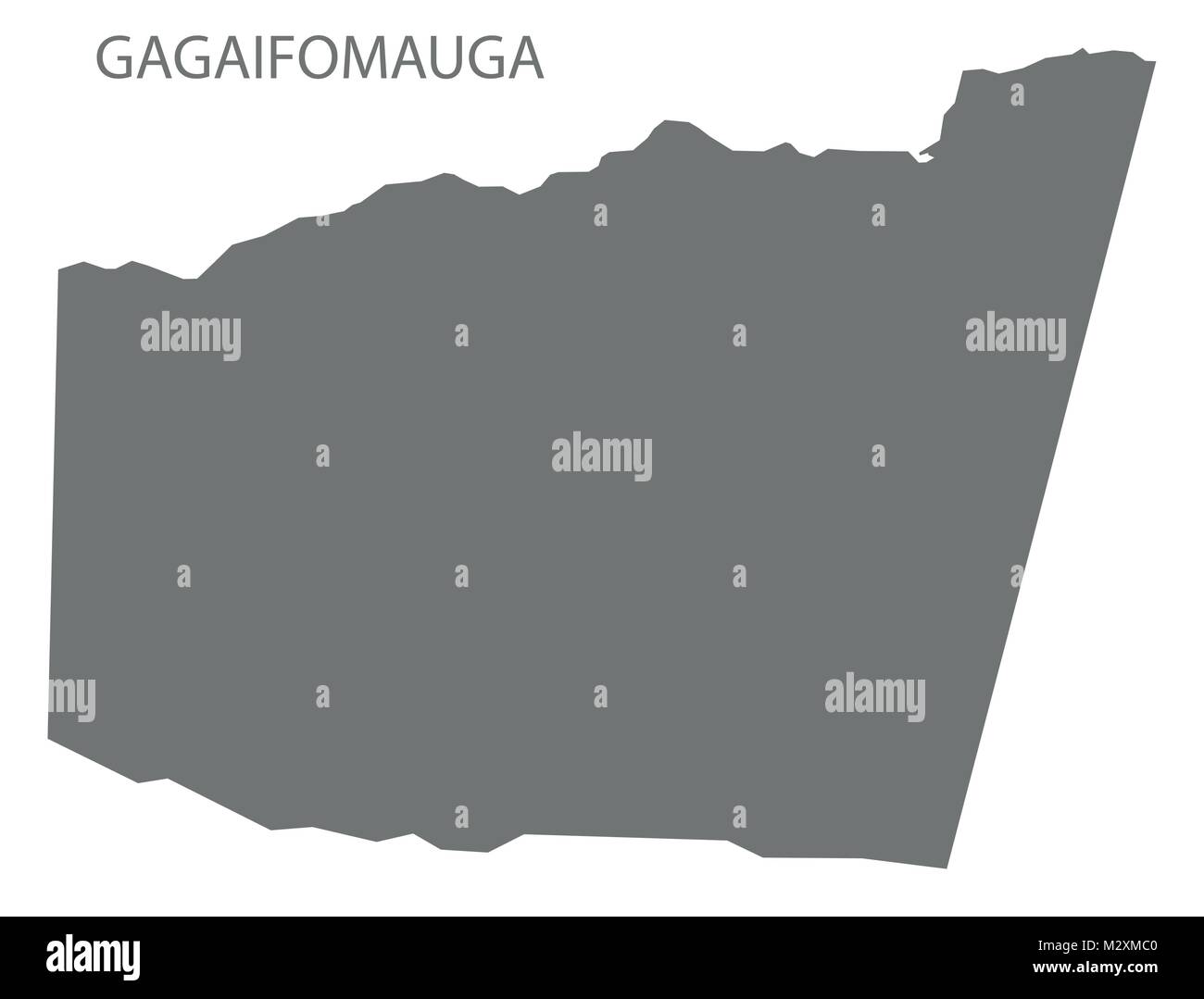 Gagaifomauga map of Samoa grey illustration Stock Vector Image & Art ...
