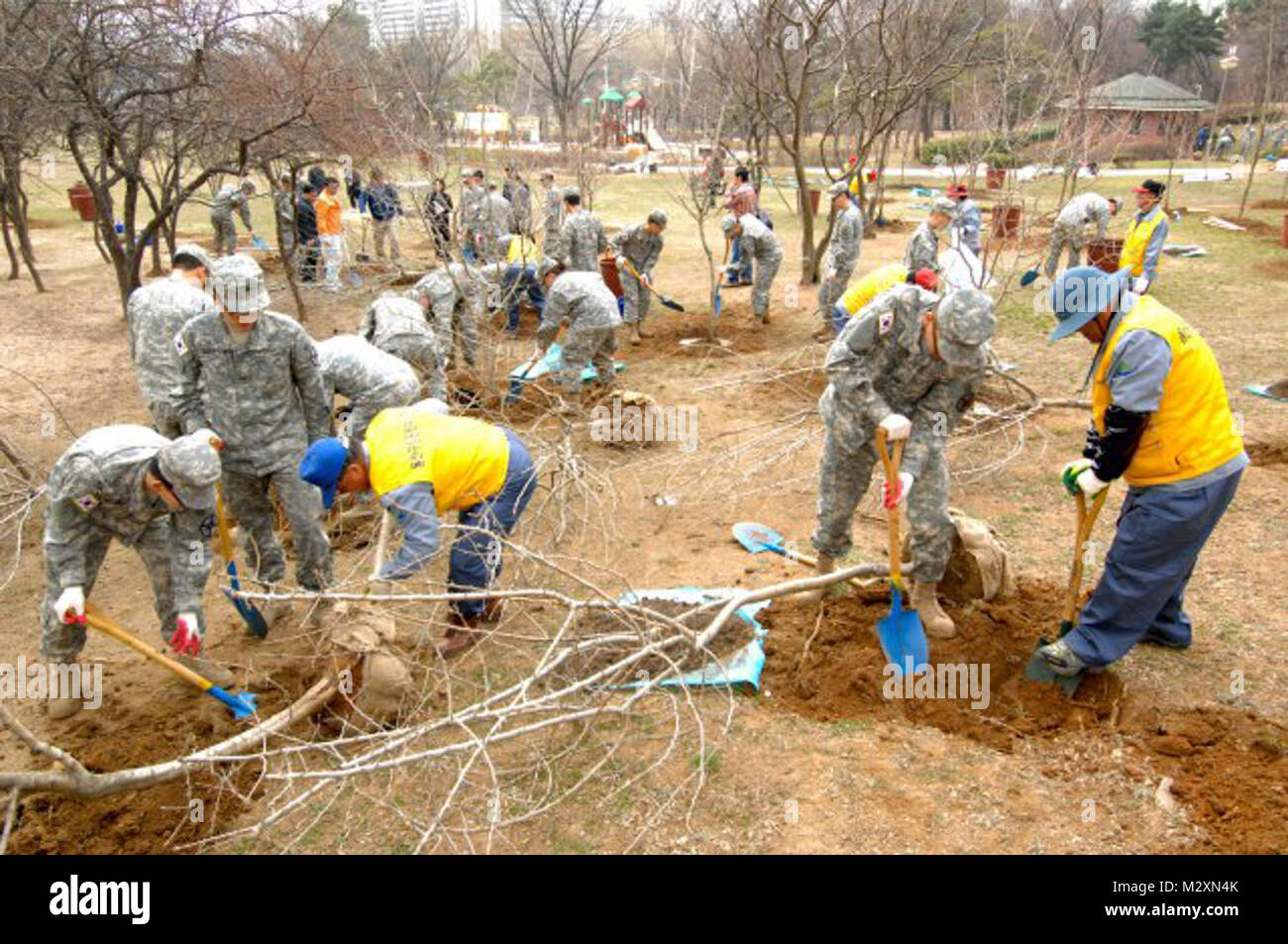 In celebration of Arbor Day and the ROK-U.S. Alliance by planting ...