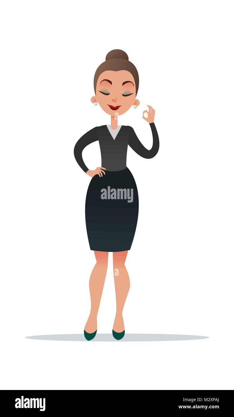 Portrait smiling women showing Stock Vector Images - Alamy