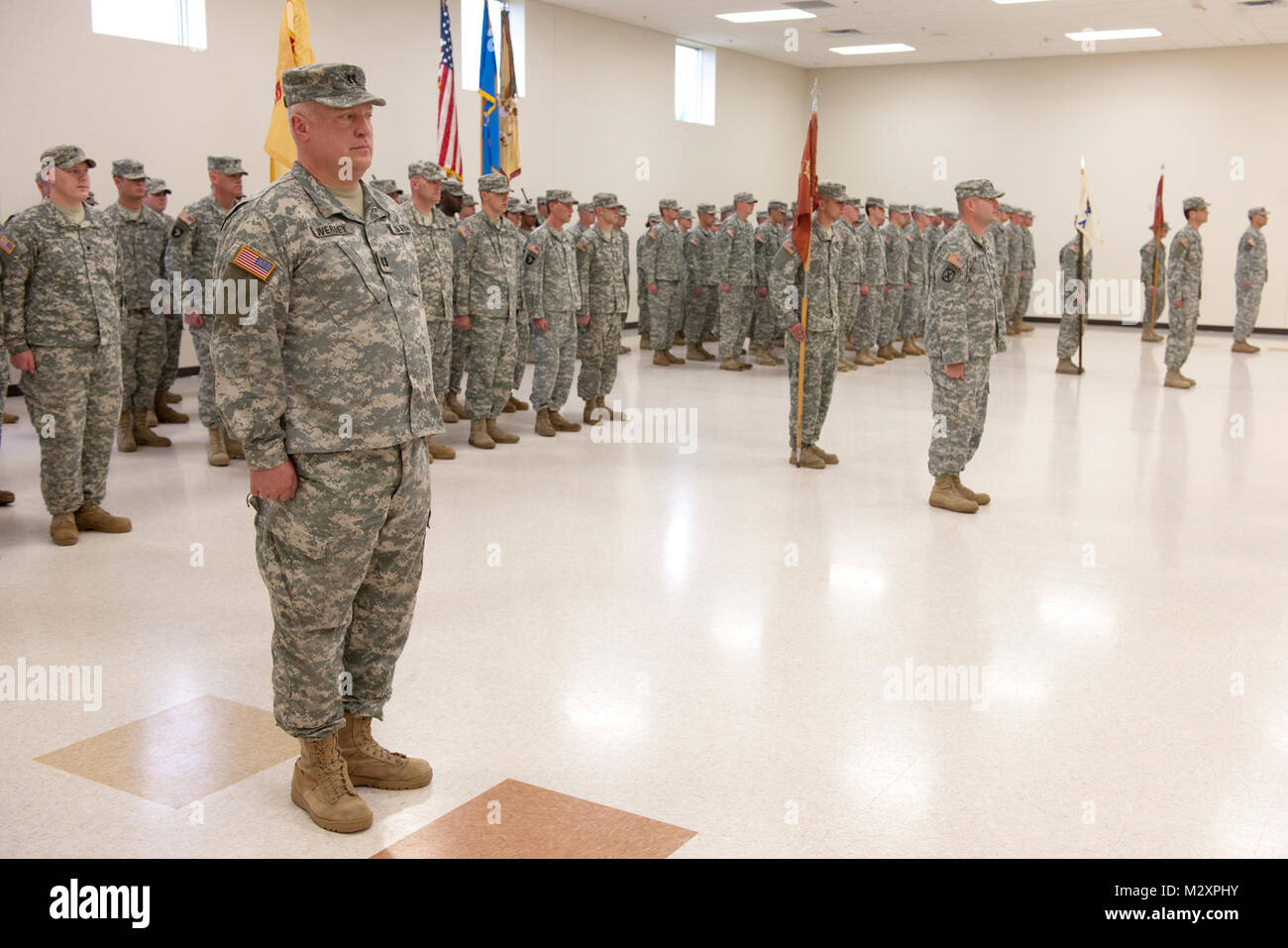 The 345th Combat Service Support Battalion (CSSB) held a change of ...