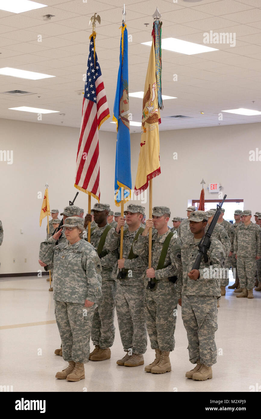 The 345th Combat Service Support Battalion (CSSB) held a change of ...