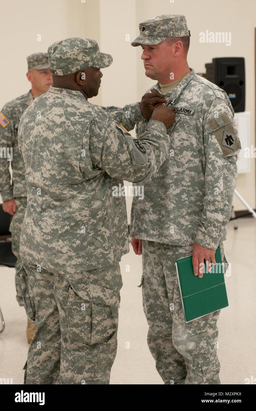 The 345th Combat Service Support Battalion (CSSB) held a change of ...
