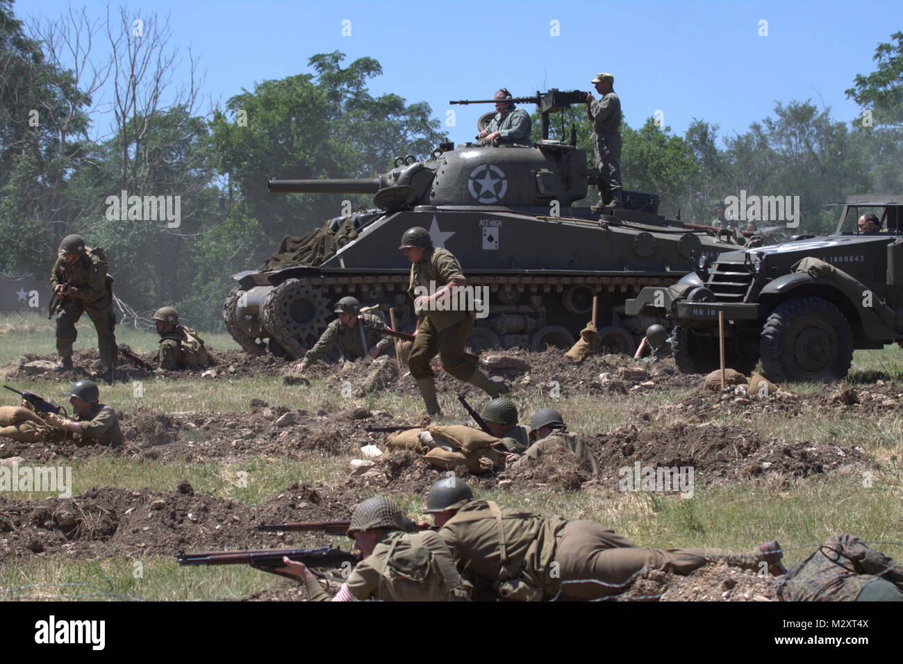 WWII Re-enactment52 by Texas Military Department Stock Photo - Alamy