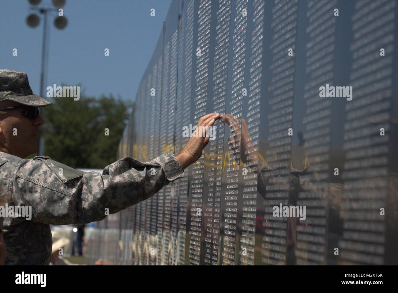 Vietnam Memorial Wall 4 by Texas Military Department Stock Photo - Alamy