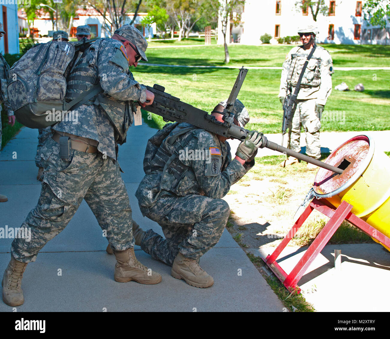 Soldiers of the 316th ESC went to the qualification ranges to reinforce ...