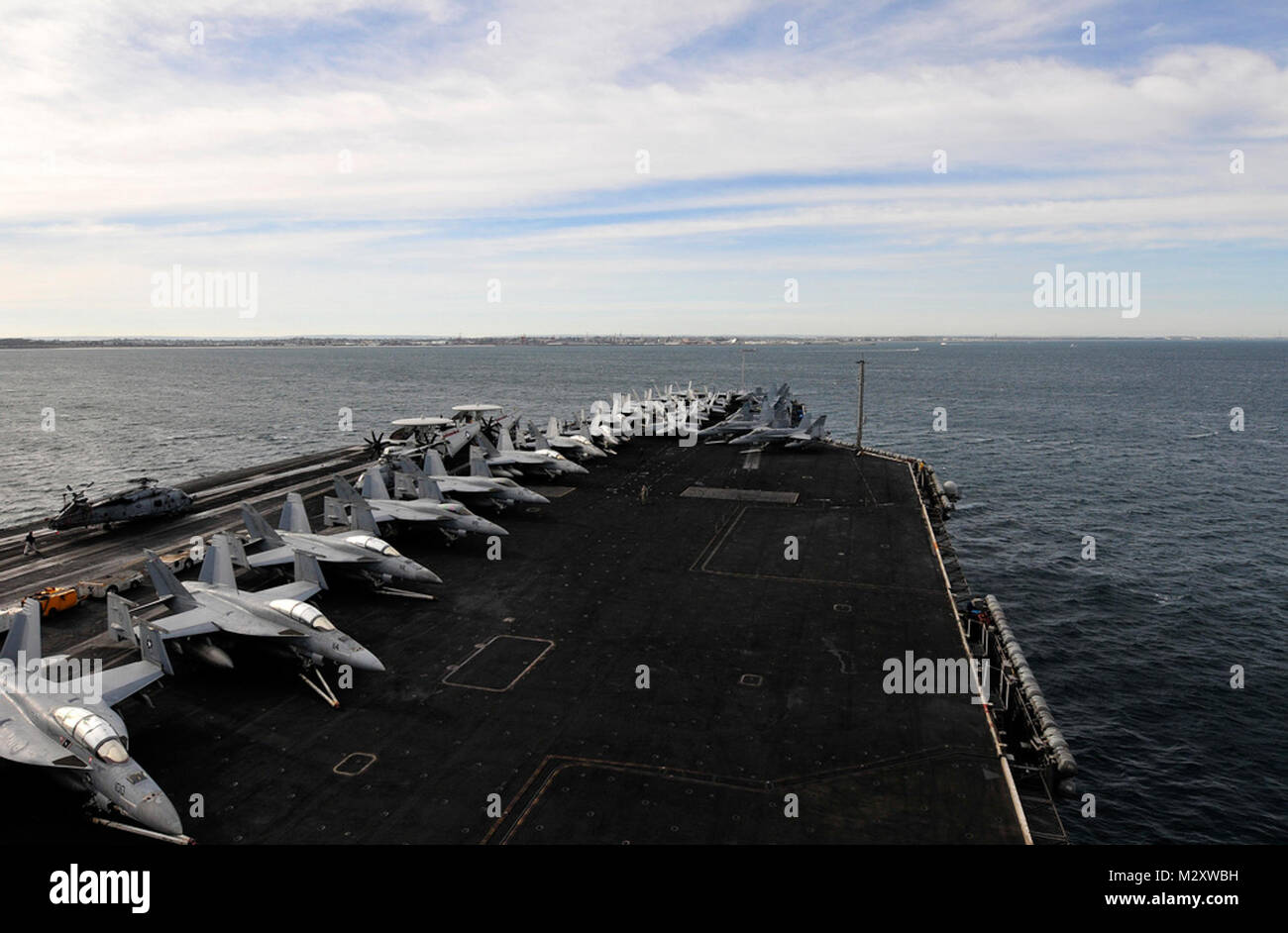 USS Carl Vinson anchors in Perth, Western Australia for a port visit by ...