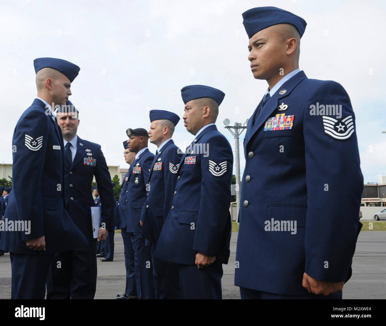 U.S. Air Force Tech Sgt. Brandon Tschippert, 18th Wing NCO flight ...