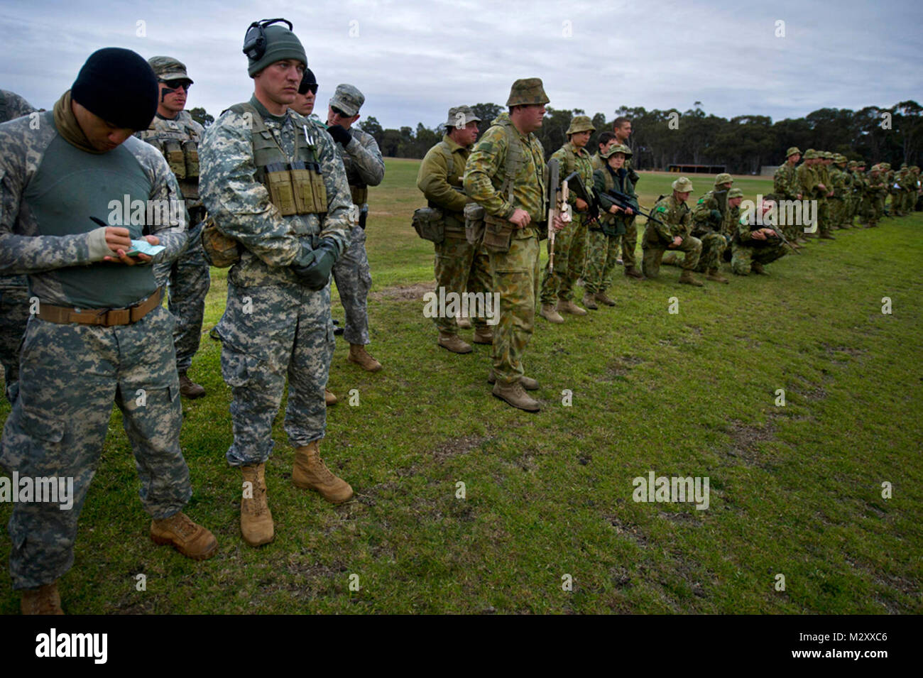 U.S. Army Soldiers from 2nd Battalion, 25th Infantry Division assemble ...