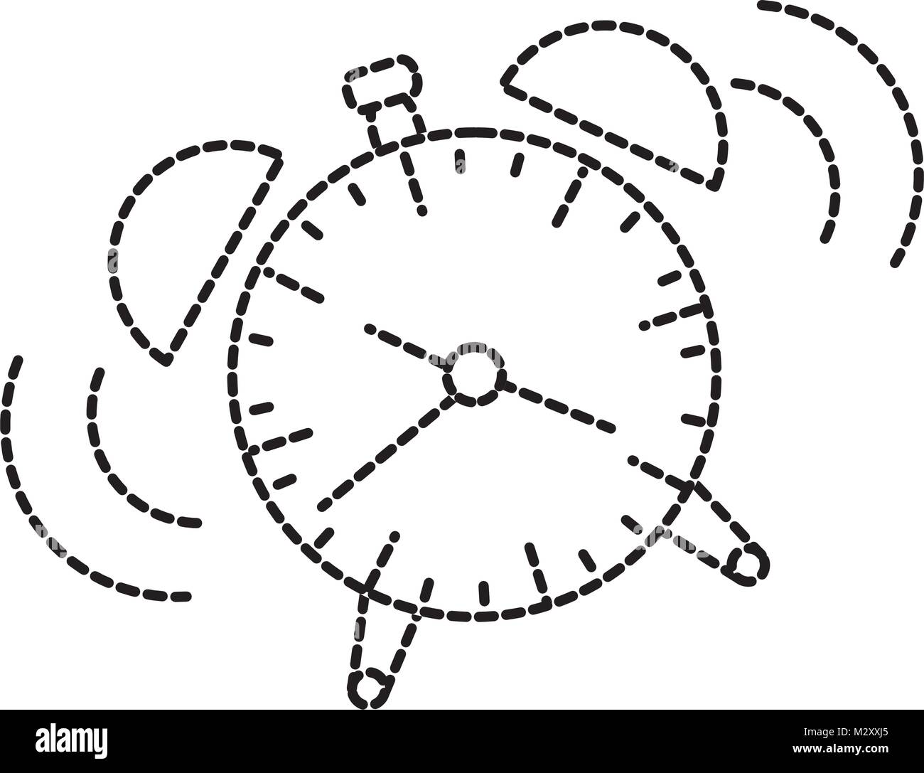 Circle Shaped Objects Clock