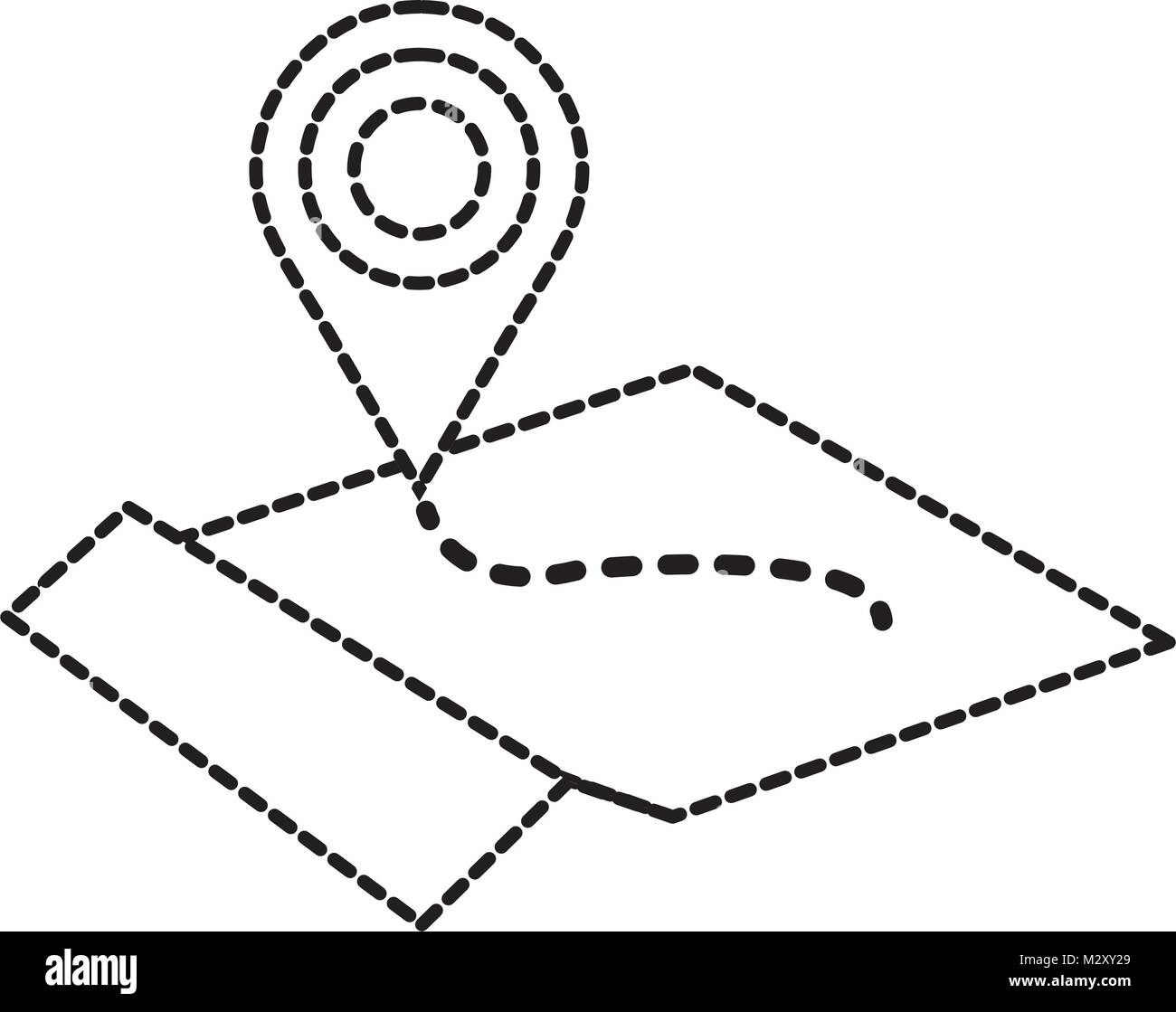 dotted shape geography global map with location symbol Stock Vector ...