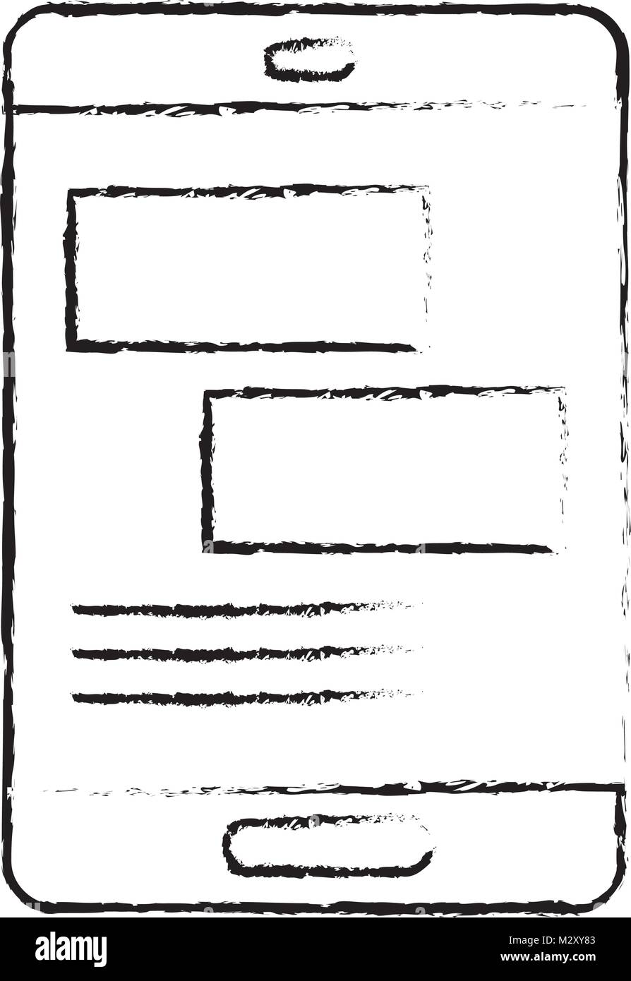 Business smartphone infographic Black and White Stock Photos & Images ...