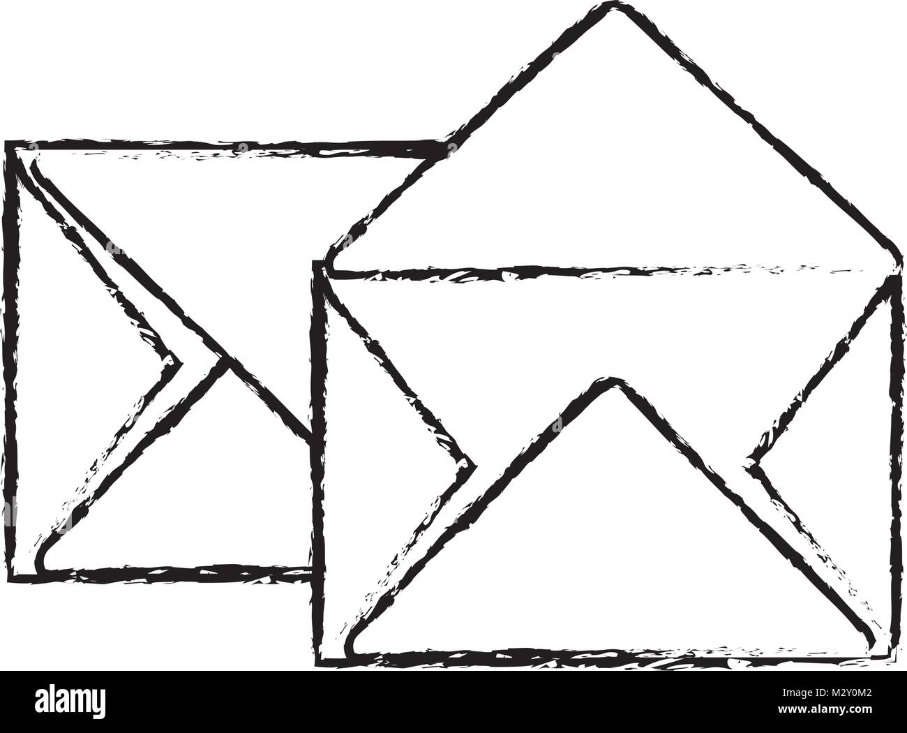 grunge e-mail letter text message design Stock Vector Image & Art - Alamy