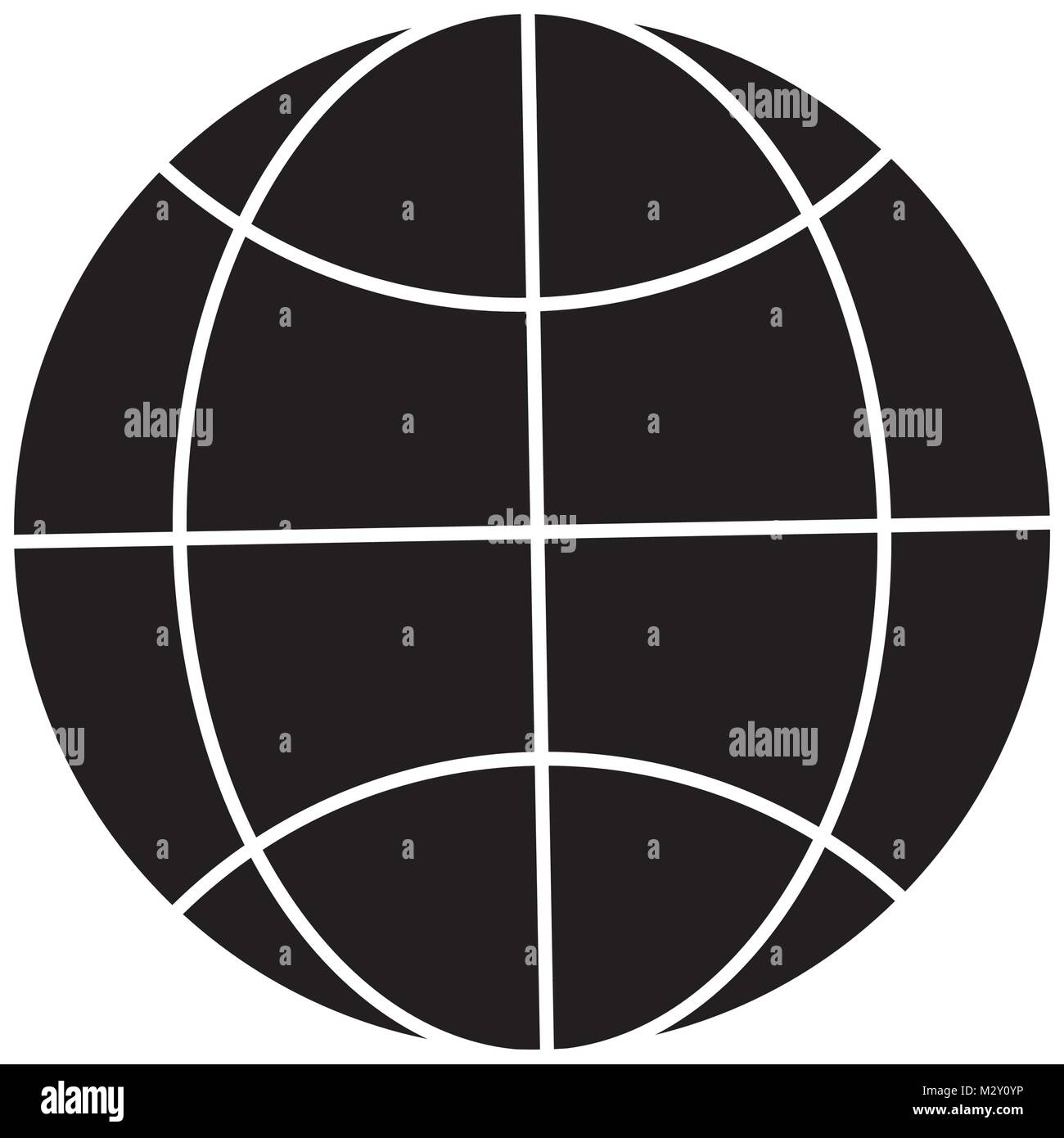 silhouette global digital connection data information Stock Vector ...