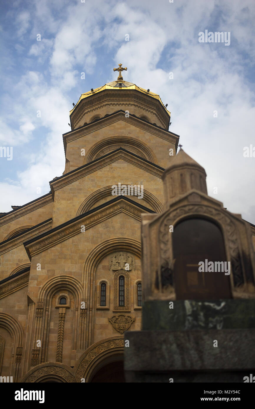 The main cathedral of the Georgian Orthodox Church in Georgia Stock ...