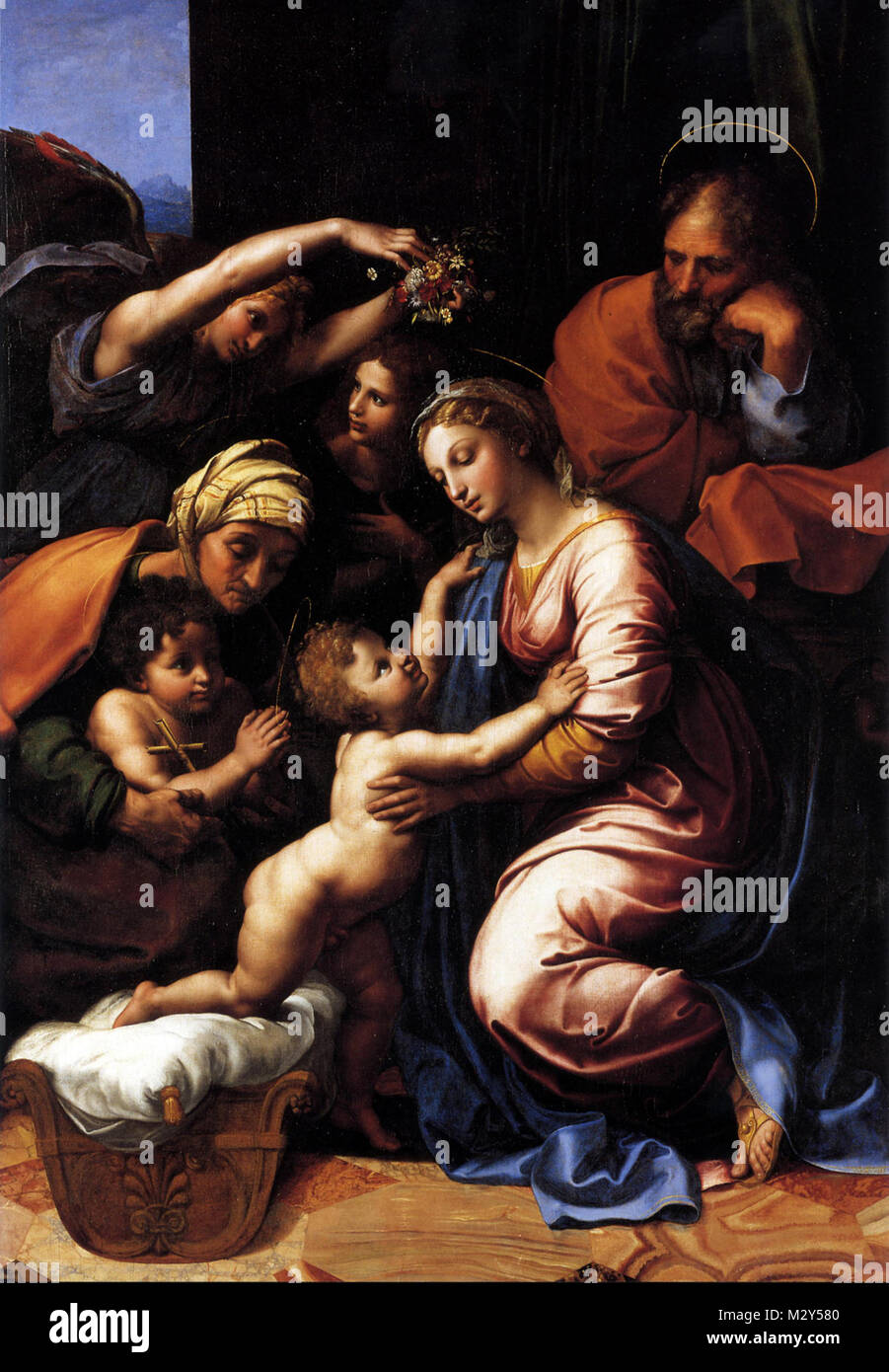 Raphael, The Holy Family, 1518 Stock Photo - Alamy