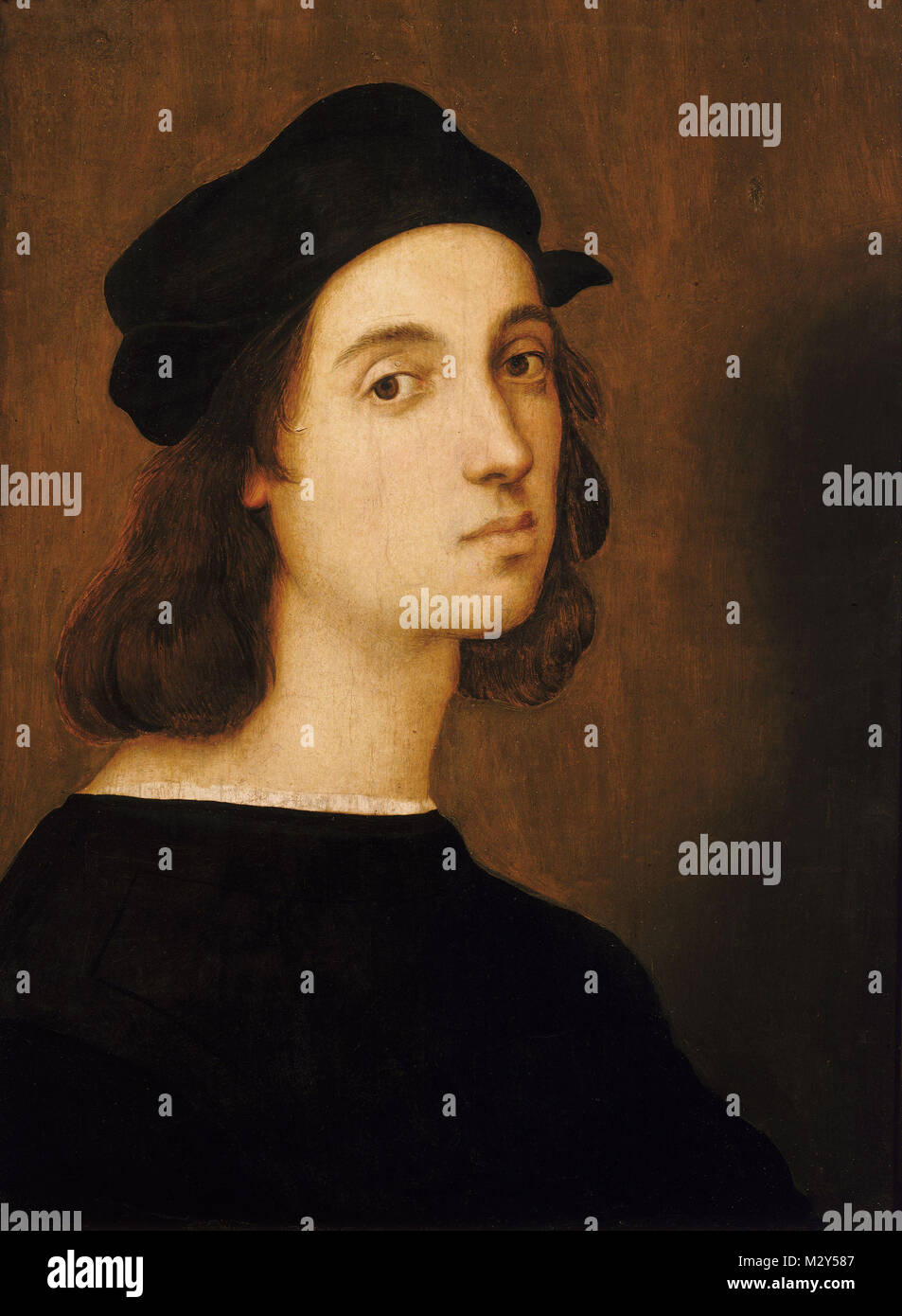 Self-portrait of Raphael, aged approximately 23 Stock Photo - Alamy