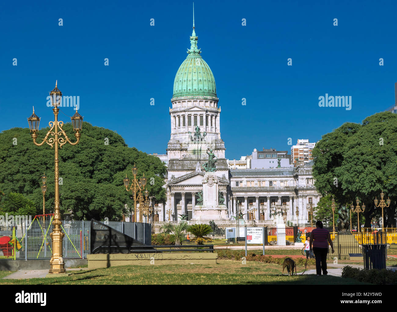 Plaza del Congreso, Buenos Aires Stock Photo - Alamy