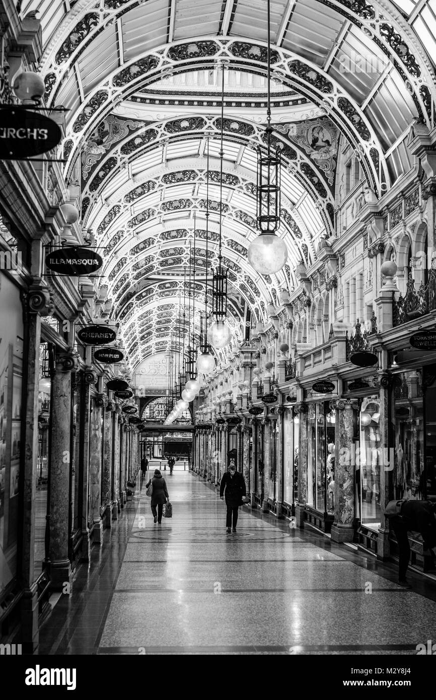 Shoppers in The Victoria Quarter, Leeds, West Yorkshire, England Stock ...