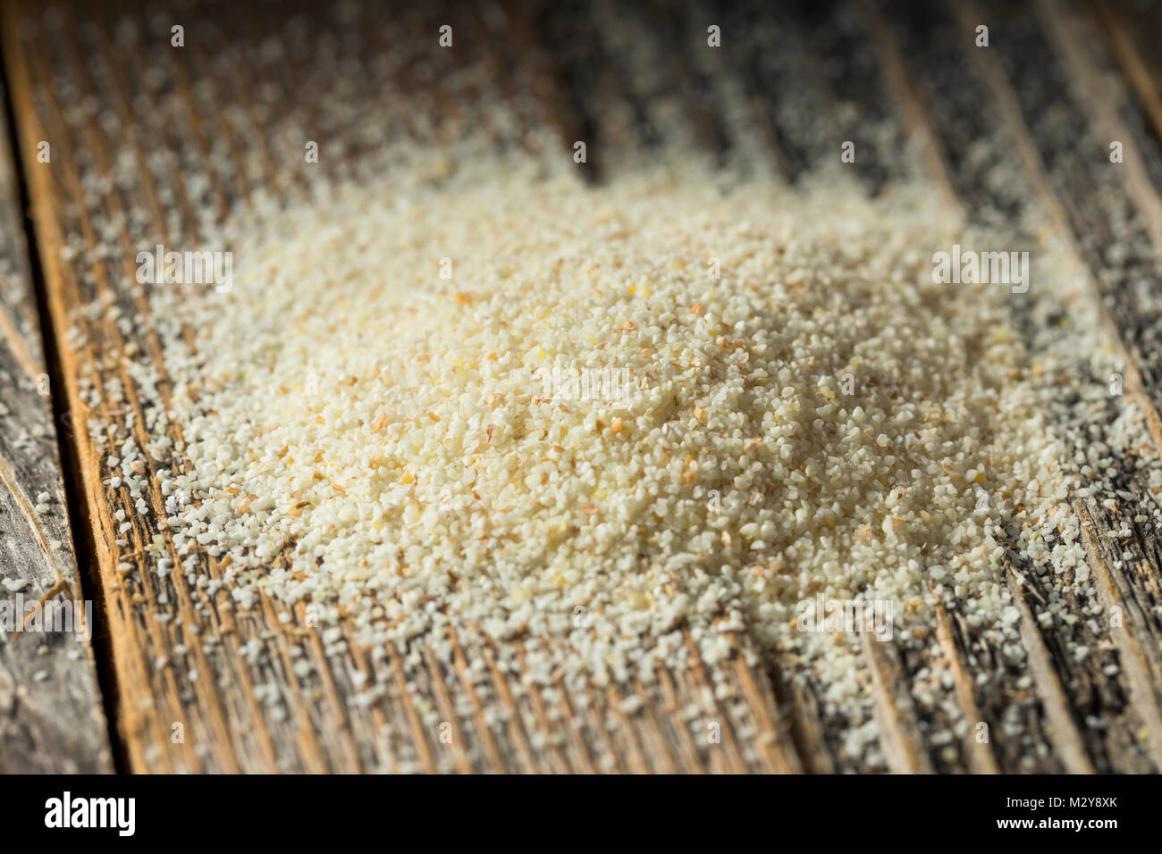 Dry Organic Ground Farina Wheat in a Bowl Stock Photo - Alamy