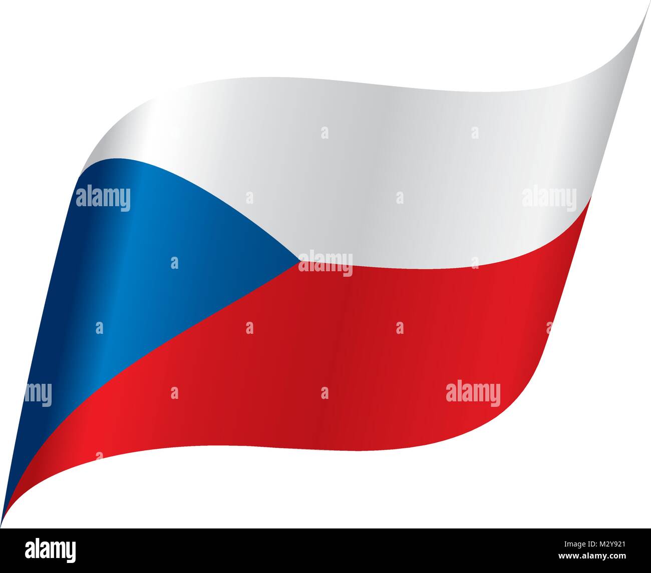 Czechia flag, vector illustration Stock Vector Image & Art - Alamy
